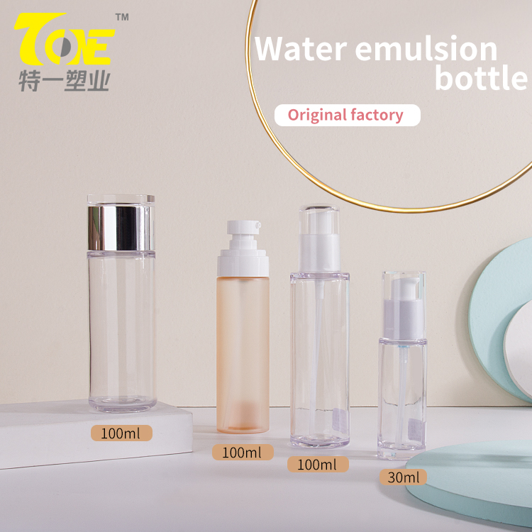 PET Water Emulsion Bottle 30ml 100ml - T-one Packaging