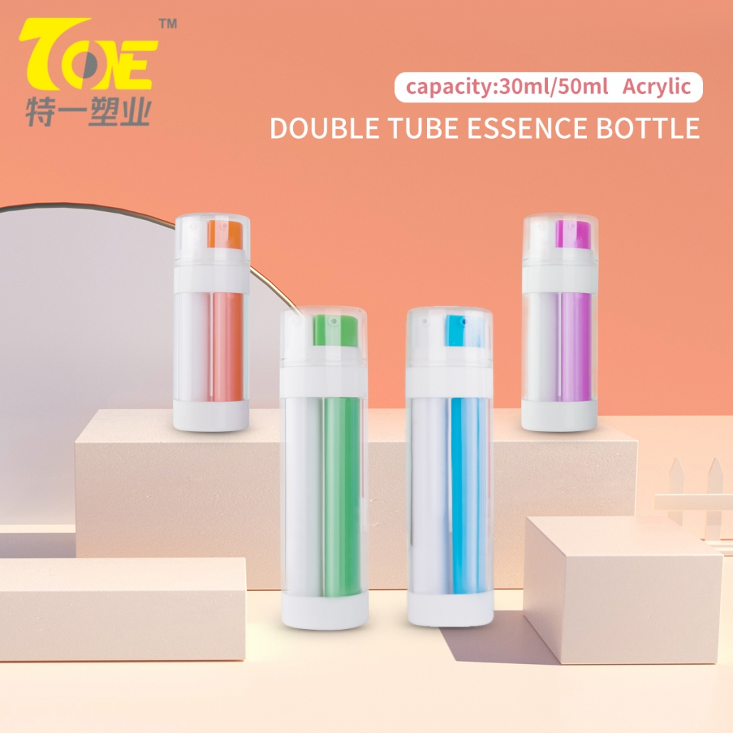 30ml&50ml Acrylic Double Tube Essence Bottle - T-one